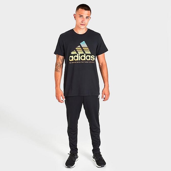 adidas | Shirts | Adidas Badge Of Sport Gradient Graphic Mens Tshirt ...